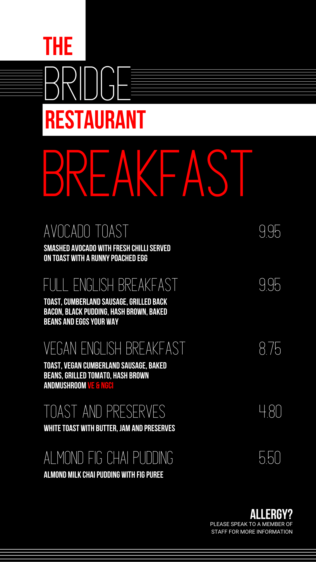 The Bridge Restaurant Diner & Bar | ExCeL London